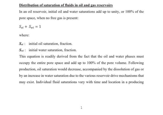 Lecture: 12 RESERVOIR ROCK AND FLUID PROPERTIES (PME 1110) | PPT