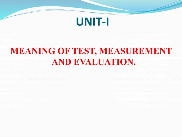 Type and classification of test | PDF