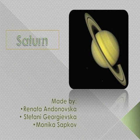 Saturn | PPT