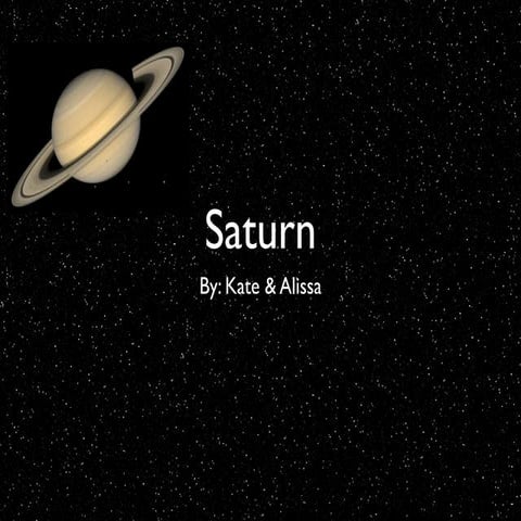 Saturn! | PPT