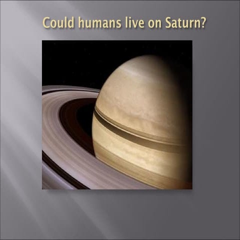 David's super saturn file | PPT