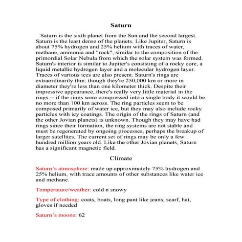 Saturn-The Ringed Planet of the Solar System-.pdf