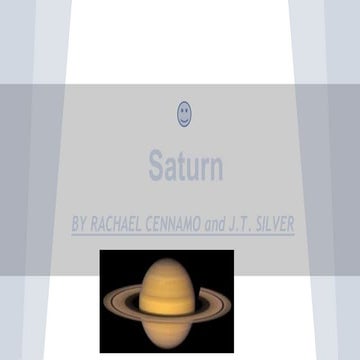 Saturn ! | PPT