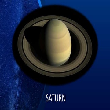 The rings of saturn | PDF