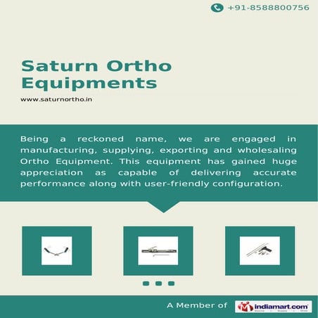 Saturn ortho-equipments | PDF
