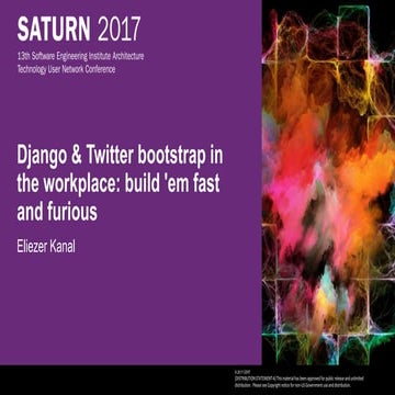 Django & Twitter Bootstrap in the workplace: build 'em fast and furious ...