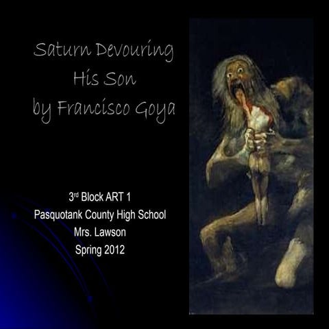 Saturn devouring his son | PPT