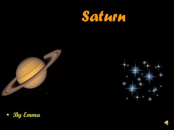 Saturn powerpoint | PPT