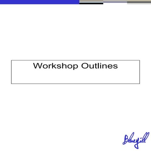 Satvinder Workshop Outlines | PDF