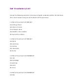 Sat Vocabulary List | PDF