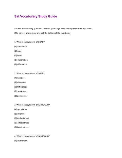 Social Studies Ged Vocabulary | PDF | Secondary Education | Education