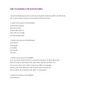 Sat Vocabulary Words Quizlet | PDF