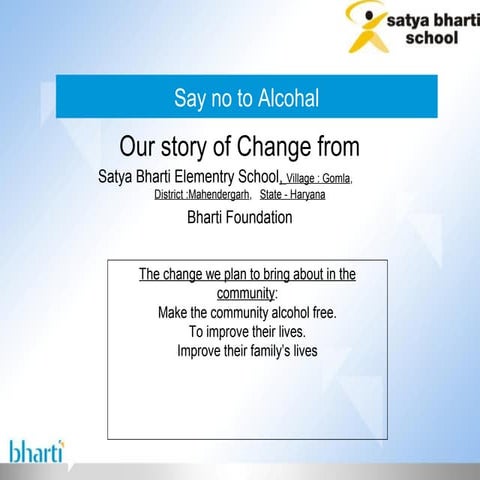 IND-2012-109 SBS Gomla -Say No to Alcohol | PPT