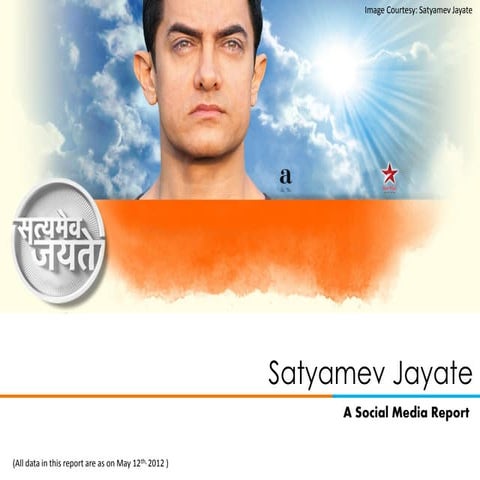Satyamev Jayate - A Social Media Report | PDF | Television | Entertainment