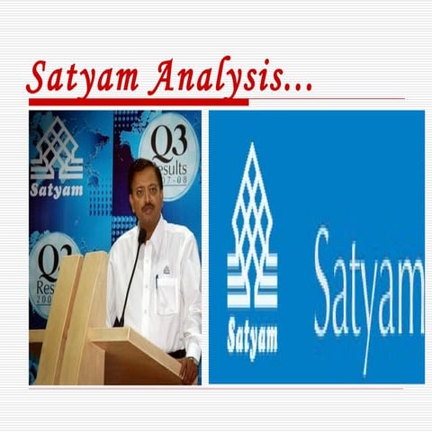 Satyam scam presentation | PPT