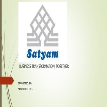 Satyam Computers Logo