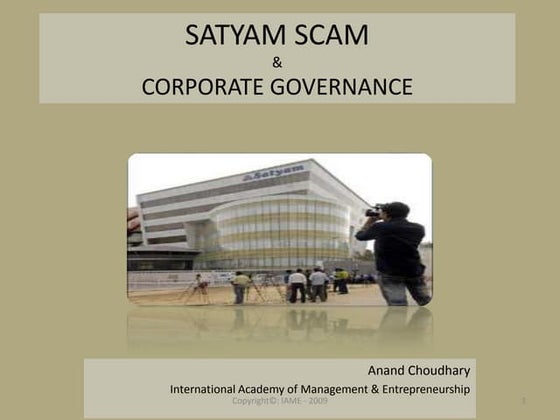 Satyam What Business Demands!! | PDF