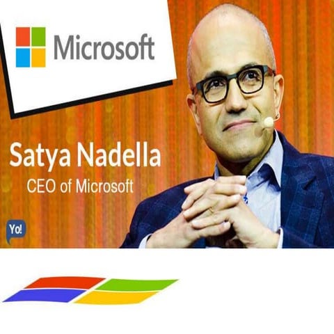Satya nadella CEO OF Microsoft | PPTX