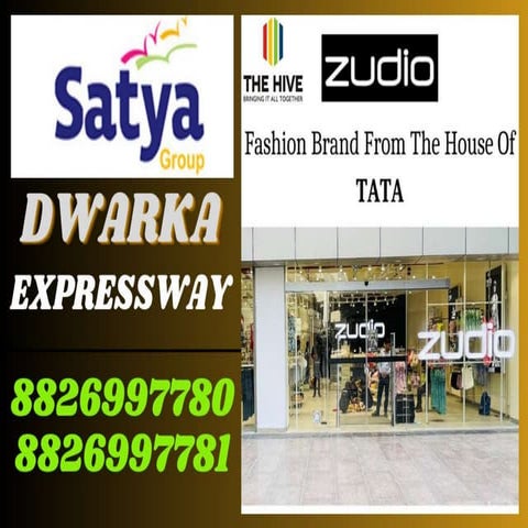 Haldiram's space for sale Satya The Hive Ground Floor 2700 Sqft Dwarka Expressway Gurgaon | PPT