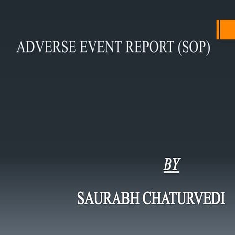 Online SAE reporting by CDSCO//Effective from 14/Mar/2021 | PDF