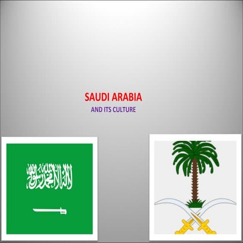 Culture of Saudi Arabia | PPT | Islam | Religion & Spirituality