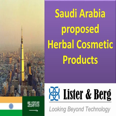 Saudi arabia herbal cosmetic | PPSX | Herbs and Supplements ...