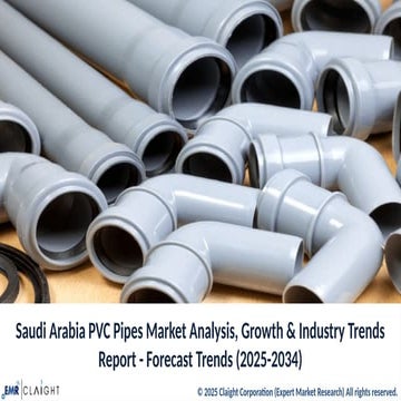 Saudi Arabia PVC Pipes Market Size, Share & Trends 2034 | PPTX
