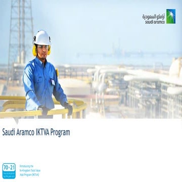 Saudi aramco iktva program | PDF