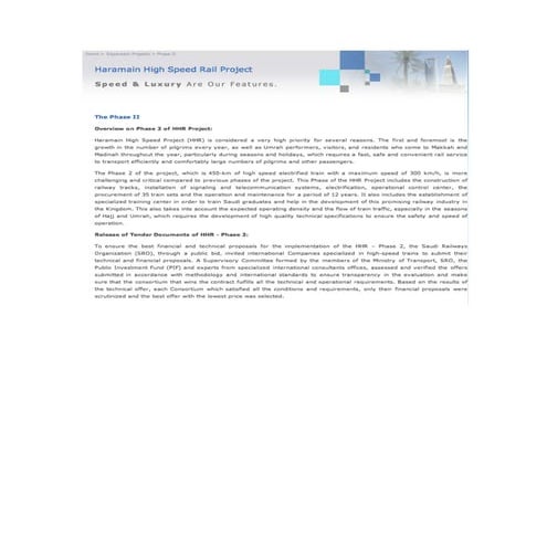 Saudi Railways Organization | PDF