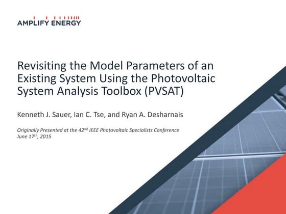 Modeling the Incidence Angle Dependence of PV Modules in PVsyst | PPT