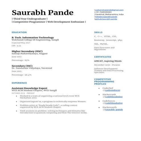 Saurabh Pande-resume