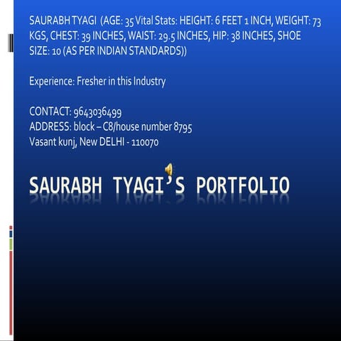 Saurabh 2018 Portfolio Pptzstp 150708032557 Lva1 App6892 Ppt