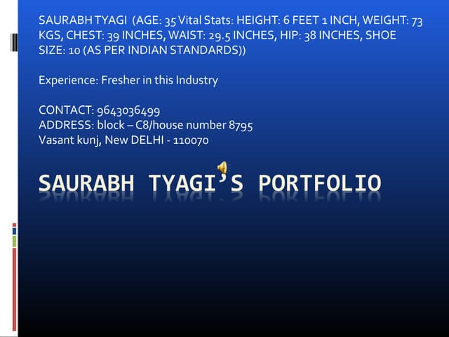 Saurabh 2018 Portfolio Pptzstp 150708032557 Lva1 App6892 Ppt