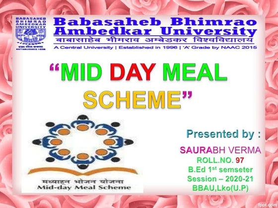 Mid day meal program | PPT