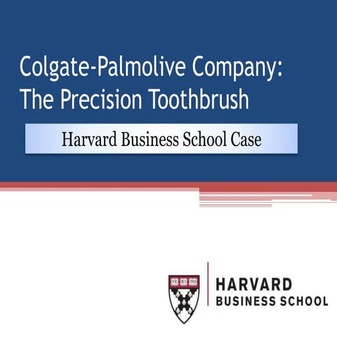Case study Colgate-Palmolive Company | PPTX