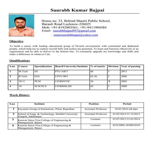 Saurabh kumar bajpai | PDF