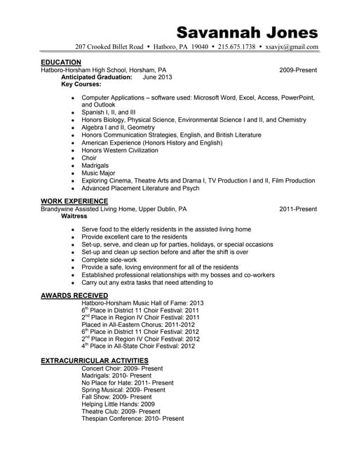 Resume for pathways | DOCX