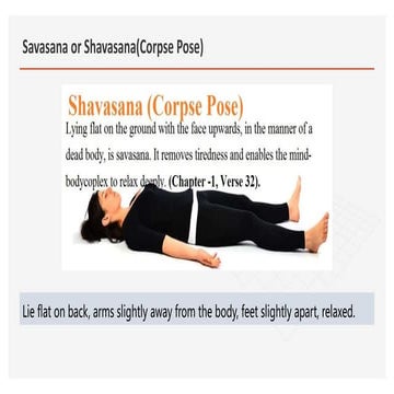 Savasana or Shavasana(Corpse Pose).pptx