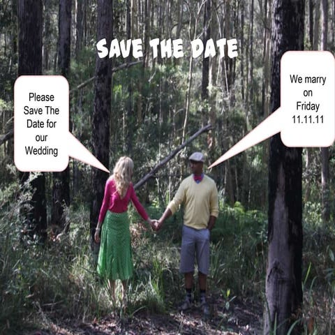 Save The Date | PPSX | Wedding | Personal Celebrations & Life Events