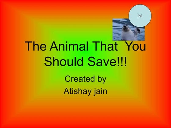 Save animals | PPT | Zoos & Aquariums | Attractions