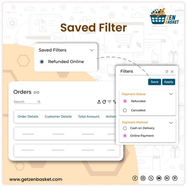 Saved-Filter-ZenBasket your ecommerce solution | PDF