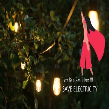 Save electricity : Importance | PPT