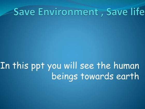 Environment ppt-template | PPT