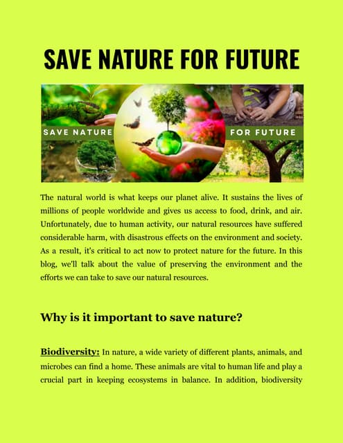 Save tree | PPTX | Gardening | Home & Garden