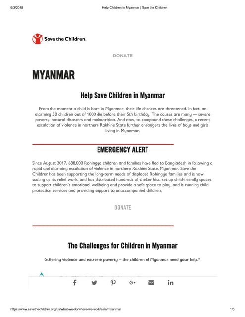 Introduction to save_the_children | PPT