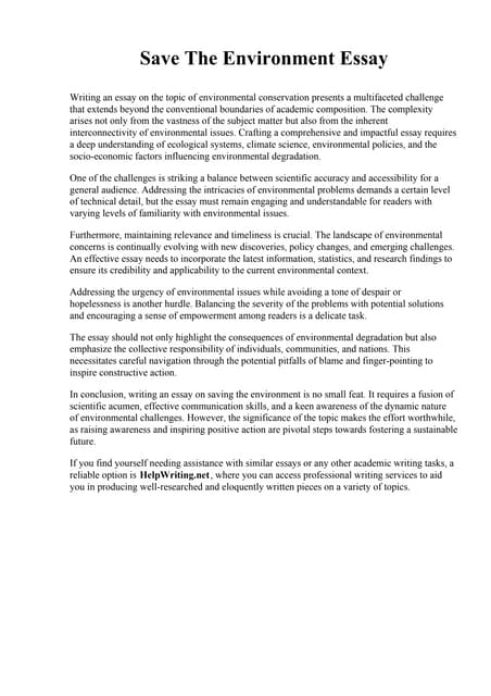 Simple Essay On Environmental Pollution.pdf