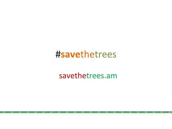 Save trees | PPTX
