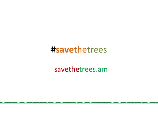 Save trees | PPTX