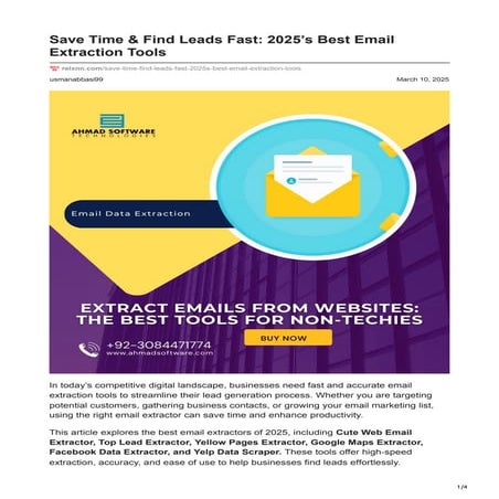 Save Time Find Leads Fast 2025s Best Email Extraction Tools.pdf