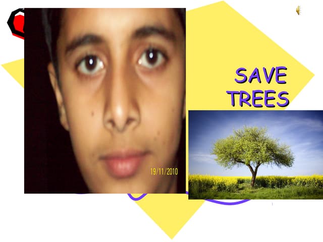Save trees | PPTX